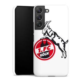 DeinDesign Galaxy S22 Handy Premium Case Smartphone Handyh&uuml;lle Schutzh&uuml;lle gl&auml;nzend Official Licensed Product Coat Of Arms 1. Fc K&ouml;ln Premium Case