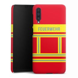 DeinDesign Galaxy A50 Handy Premium Case Smartphone Handyh&uuml;lle Schutzh&uuml;lle matt Fire Fighters Life Saver Fire Fighter Premium Case