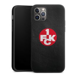 DeinDesign iPhone 12 Pro Handy Premium Silikon H&uuml;lle Handyh&uuml;lle schwarz Case 1. Fc Kaiserslautern Official Licensed Product 1. Fck Silikon Premium Case