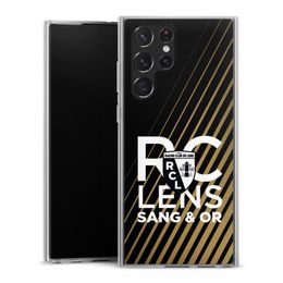 DeinDesign Galaxy S22 Ultra Handy Silikon H&uuml;lle Case transparent Handyh&uuml;lle Racing Club De Lens Rcl Rc Lens Silikon Case