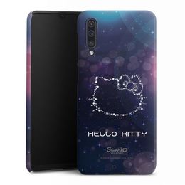 DeinDesign Galaxy A50 Handy Premium Case Smartphone Handyh&uuml;lle Schutzh&uuml;lle matt Merchandise Hello Kitty Weltall Premium Case