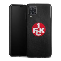 DeinDesign Galaxy A12 Handy Silikon H&uuml;lle Case schwarz Handyh&uuml;lle Official Licensed Product 1. Fc Kaiserslautern 1. Fck