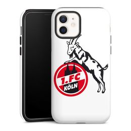 DeinDesign iPhone 12 mini Handy Panzer Handyh&uuml;lle robuste Outdoor H&uuml;lle Schutzh&uuml;lle matt Official Licensed Product Coat Of Arms 1. Fc K&ouml;ln Tough Case