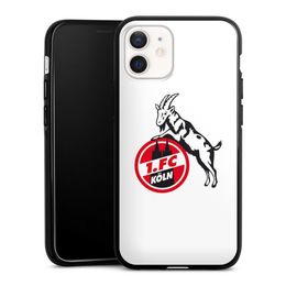 DeinDesign iPhone 12 mini Handy Silikon H&uuml;lle Case schwarz Handyh&uuml;lle Official Licensed Product Coat Of Arms 1. Fc K&ouml;ln