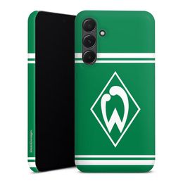 DeinDesign Galaxy A35 5G Handy Premium Case Smartphone Handyh&uuml;lle Schutzh&uuml;lle matt Sv Werder Bremen Official Licensed Product Logo Premium Case