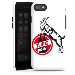 DeinDesign iPhone SE (2020) Handy Panzer Handyh&uuml;lle robuste Outdoor H&uuml;lle Schutzh&uuml;lle matt Official Licensed Product 1. Fc K&ouml;ln Coat Of Arms Tough Case