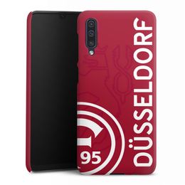 DeinDesign Galaxy A50 Handy Premium Case Smartphone Handyh&uuml;lle Schutzh&uuml;lle matt Lettering F95 Fortuna D&uuml;sseldorf Premium Case
