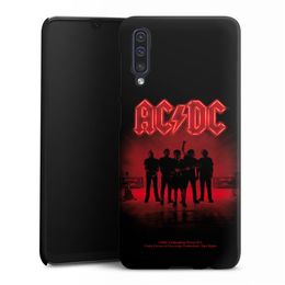 DeinDesign Galaxy A50 Handy Premium Case Smartphone Handyh&uuml;lle Schutzh&uuml;lle matt Band Acdc Official Licensed Product Premium Case