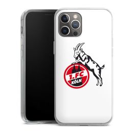 DeinDesign iPhone 12 Pro Max Handy Silikon H&uuml;lle Case transparent Handyh&uuml;lle Official Licensed Product Coat Of Arms 1. Fc K&ouml;ln Silikon Case