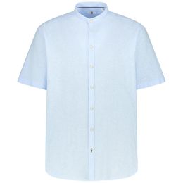 Herren Gro&szlig;e Gr&ouml;&szlig;en | Pfundskerl Freizeithemd mit Leinen Farbe hellblau Gr&ouml;&szlig;e: 7XL
