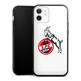 DeinDesign iPhone 12 mini Handy Slim Case extra d&uuml;nn Silikon Handyh&uuml;lle schwarz H&uuml;lle Official Licensed Product Coat Of Arms 1. Fc K&ouml;ln Silikon Slim Case