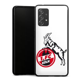 DeinDesign Galaxy A52s 5G Handy Silikon H&uuml;lle Case schwarz Handyh&uuml;lle Official Licensed Product Coat Of Arms 1. Fc K&ouml;ln