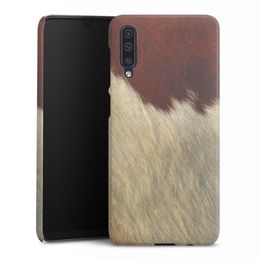 DeinDesign Galaxy A50 Handy Premium Case Smartphone Handyh&uuml;lle Schutzh&uuml;lle matt Fur Cow Animal Look Premium Case