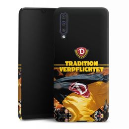 DeinDesign Galaxy A50 Handy Premium Case Smartphone Handyh&uuml;lle Schutzh&uuml;lle matt Sgd Sg Dynamo Dresden Merchandise Premium Case