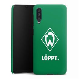 DeinDesign Galaxy A50 Handy Premium Case Smartphone Handyh&uuml;lle Schutzh&uuml;lle matt Sv Werder Bremen Statement Official Licensed Product Premium Case