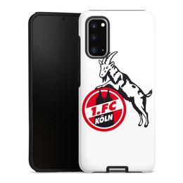 DeinDesign Galaxy S20 Handy Panzer Handyh&uuml;lle robuste Outdoor H&uuml;lle Schutzh&uuml;lle matt Official Licensed Product Coat Of Arms 1. Fc K&ouml;ln Tough Case