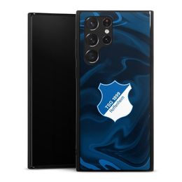 DeinDesign Galaxy S22 Ultra Handy Silikon H&uuml;lle Case schwarz Handyh&uuml;lle Official Licensed Product Jersey Tsg 1899 Hoffenheim