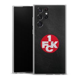 DeinDesign Galaxy S22 Ultra Handy Silikon H&uuml;lle Case transparent Handyh&uuml;lle 1. Fc Kaiserslautern Official Licensed Product 1. Fck Silikon Case