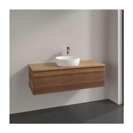 Villeroy & Boch Villeroy und Boch Antao Waschtisch-Unterschrank K32011HM 120x36x50cm, Waschbeckenplattenfarbe honey oak, warm walnut