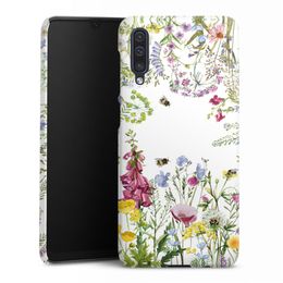 DeinDesign Galaxy A50 Handy Premium Case Smartphone Handyh&uuml;lle Schutzh&uuml;lle matt Meadow Nature Flowers Premium Case