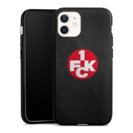 DeinDesign iPhone 12 mini Handy Silikon H&uuml;lle Case schwarz Handyh&uuml;lle 1. Fc Kaiserslautern Official Licensed Product 1. Fck