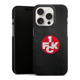 DeinDesign iPhone 15 Pro Handy Premium Case Smartphone Handyh&uuml;lle Schutzh&uuml;lle matt 1. Fc Kaiserslautern Official Licensed Product 1. Fck Premium Case