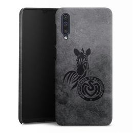 DeinDesign Galaxy A50 Handy Premium Case Smartphone Handyh&uuml;lle Schutzh&uuml;lle matt Official Licensed Product Msv Duisburg Zebra Premium Case