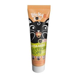 Lucky Lou Quetschkopf Vitamin Kitten Katzensnacks ohne Zuckerzusatz 100g