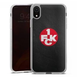 DeinDesign iPhone Xr Handy Silikon H&uuml;lle Case transparent Handyh&uuml;lle 1. Fc Kaiserslautern Official Licensed Product 1. Fck Silikon Case