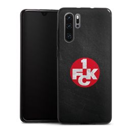 DeinDesign Huawei P30 Pro Handy Silikon H&uuml;lle Case schwarz Handyh&uuml;lle 1. Fc Kaiserslautern Official Licensed Product 1. Fck