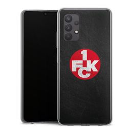 DeinDesign Galaxy A32 4G Handy Silikon H&uuml;lle Case transparent Handyh&uuml;lle 1. Fc Kaiserslautern Official Licensed Product 1. Fck Silikon Case