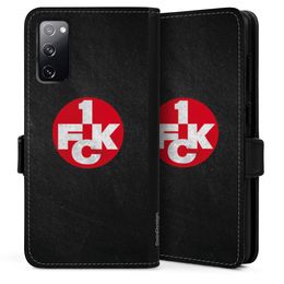 DeinDesign Galaxy S20 Handy Klapph&uuml;lle Handyh&uuml;lle aus Kunst Leder schwarz Flip Case 1. Fc Kaiserslautern Official Licensed Product 1. Fck Sideflip mit Lasche