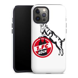 DeinDesign iPhone 12 Pro Handy Panzer Handyh&uuml;lle robuste Outdoor H&uuml;lle Schutzh&uuml;lle matt Official Licensed Product Coat Of Arms 1. Fc K&ouml;ln Tough Case