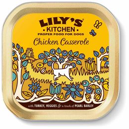 LILY'S KITCHEN Dog Casserole Huhn & Truthahn Hunde-Nassfutter getreidefrei 10x150g