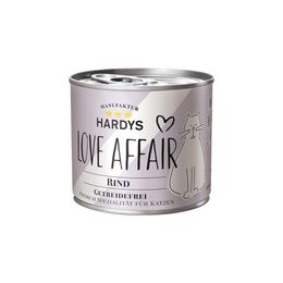 Hardys Love Affair Rind Katzen-Nassfutter getreidefrei 6x200g
