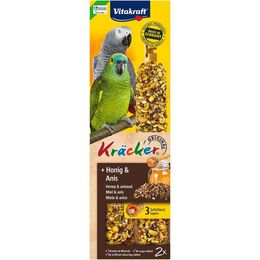 Vitakraft Kr&auml;cker Honig-Anis f&uuml;r Papageien Vogelfutter 2 St&uuml;ck