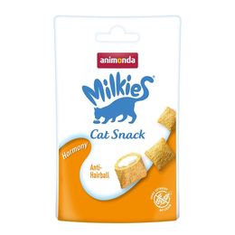 animonda Milkies Knusperkissen Harmony Katzensnacks Anti Hairball 6x30g