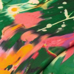 buttinette Elastik-Jersey-Scuba "Blume", bunt