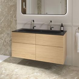 Villeroy & Boch Villeroy & Boch Somera Schrank mit Doppelwaschtisch, 2 Ausz&uuml;ge, 5A73C1R7+B80700VJ,