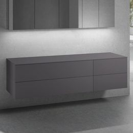neoro n50 Unterschrank B: 180 cm mit 4 Ausz&uuml;gen, BN0424GR+BN0421GR+BN0409GR,