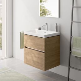 Villeroy & Boch Villeroy & Boch Avento Waschtisch, evineo ineo5 evo Unterschrank B: 63 cm, 2 Ausz&uuml;ge, mit Griffmulde,, 415865R1+BE0735OA,