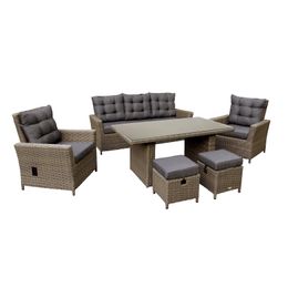 Bellavista - Home & Garden&reg; Luxus Dining Lounge "Asti" Braun