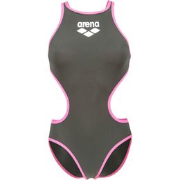 arena One Big Logo Schwimmanzug Damen - Gr&ouml;&szlig;e 38 - gr&uuml;n