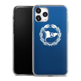 DeinDesign iPhone 11 Pro Handy Slim Case Silikon Handyh&uuml;lle transparent H&uuml;lle extra d&uuml;nn Arminia Bielefeld Soccer Official Licensed Product Silikon Slim Case