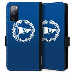DeinDesign Galaxy S20 Handy Klapph&uuml;lle Handyh&uuml;lle aus Kunst Leder schwarz Flip Case Arminia Bielefeld Soccer Official Licensed Product Sideflip mit Lasche