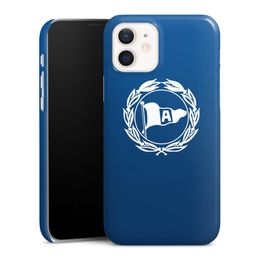 DeinDesign iPhone 12 Handy Premium Case Smartphone Handyh&uuml;lle Schutzh&uuml;lle gl&auml;nzend Arminia Bielefeld Soccer Official Licensed Product Premium Case