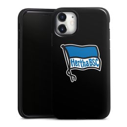 DeinDesign iPhone 11 Handy Panzer Handyh&uuml;lle robuste Outdoor H&uuml;lle Schutzh&uuml;lle gl&auml;nzend Logo Official Licensed Product Hertha Bsc Tough Case