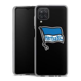 DeinDesign Galaxy A12 Handy Silikon H&uuml;lle Case transparent Handyh&uuml;lle Logo Official Licensed Product Hertha Bsc Silikon Case