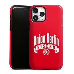DeinDesign iPhone 11 Pro Handy Panzer Handyh&uuml;lle robuste Outdoor H&uuml;lle Schutzh&uuml;lle gl&auml;nzend Fcu Official Licensed Product 1. Fc Union Berlin Tough Case