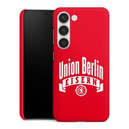 DeinDesign Galaxy S23 Handy Premium Case Smartphone Handyh&uuml;lle Schutzh&uuml;lle matt Fcu Official Licensed Product 1. Fc Union Berlin Premium Case